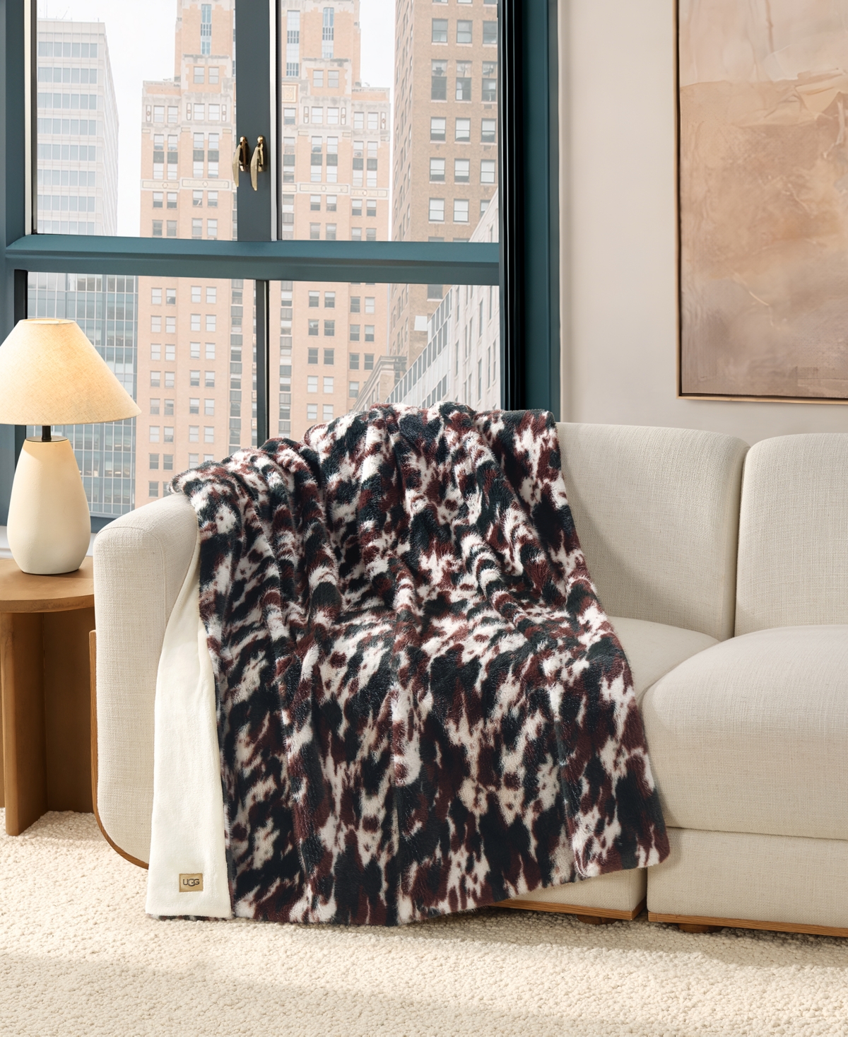Click here for Ugg Everett Throw  50 x 70 - Cow prices