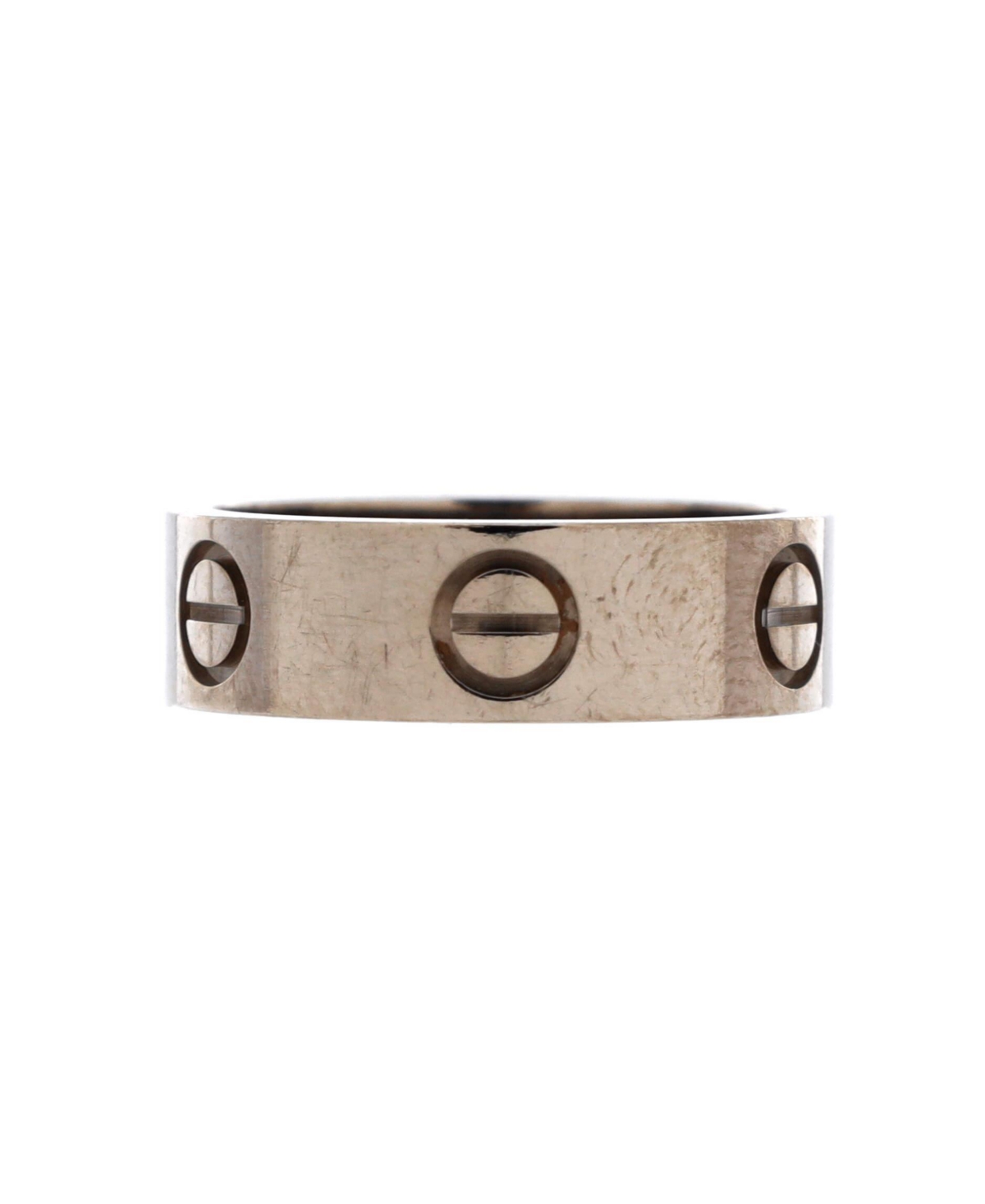 Click here for Pre-Owned Cartier Love Band Ring - 18k white gold prices