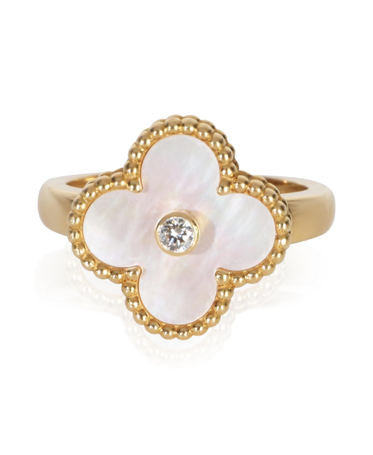Click here for Pre-Owned Van Cleef & Arpels Yellow Gold Mother Of... prices