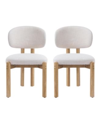 Click here for Boyel Living Dining Chairs Fabric Solid Wood Frame... prices