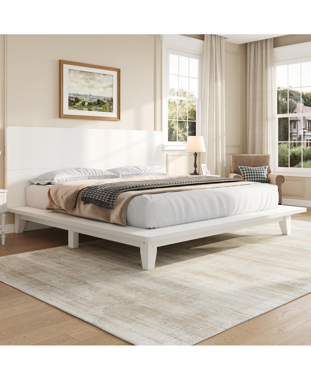 Click here for Streamdale Furniture Platform Bed Frame with Headb... prices