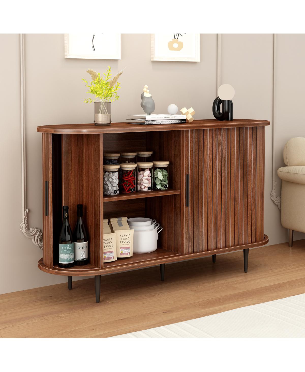 Click here for Streamdale Furniture 47W Fluted Buffet Sideboard C... prices