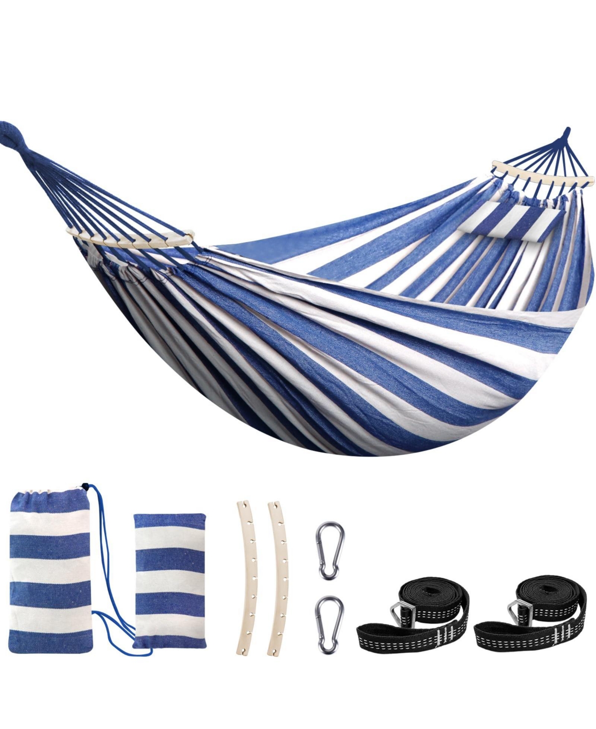 Click here for Piscifun Portable Cotton Camping Hammock with Deta... prices