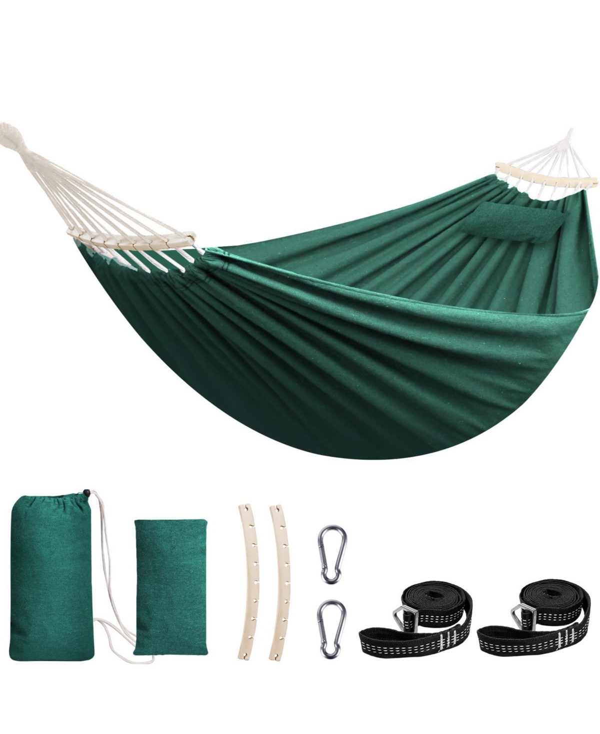 Click here for Piscifun Portable Cotton Camping Hammock with Deta... prices