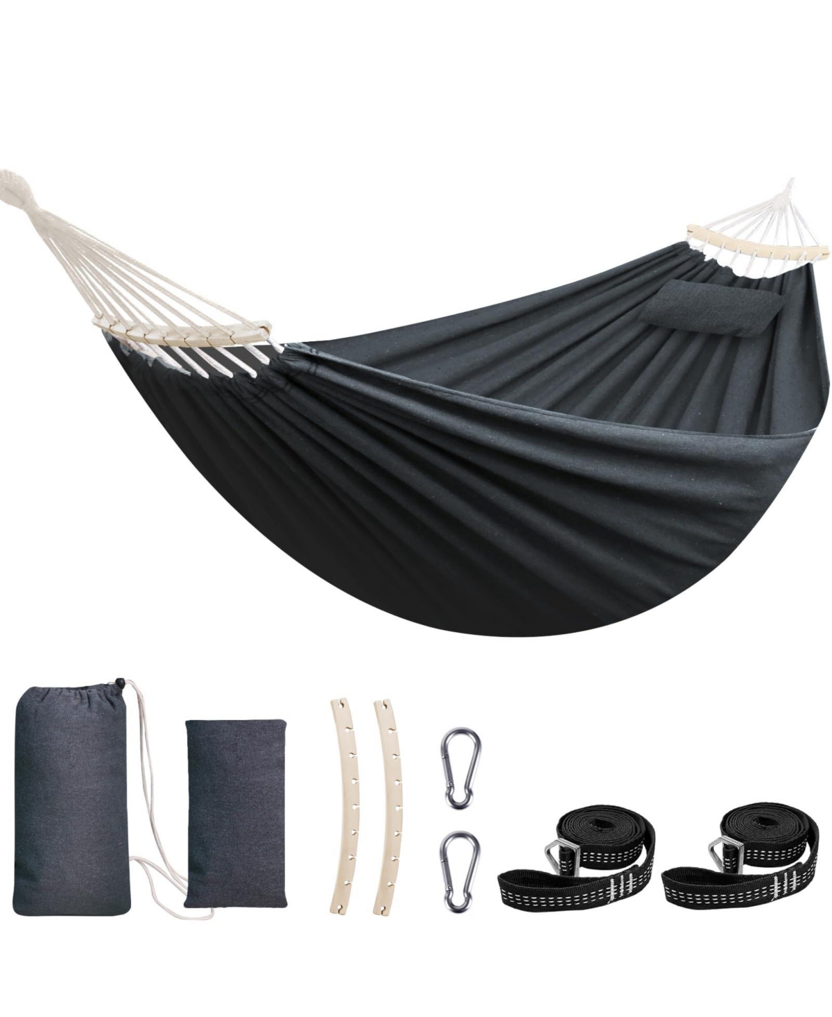 Click here for Piscifun Portable Cotton Camping Hammock with Deta... prices
