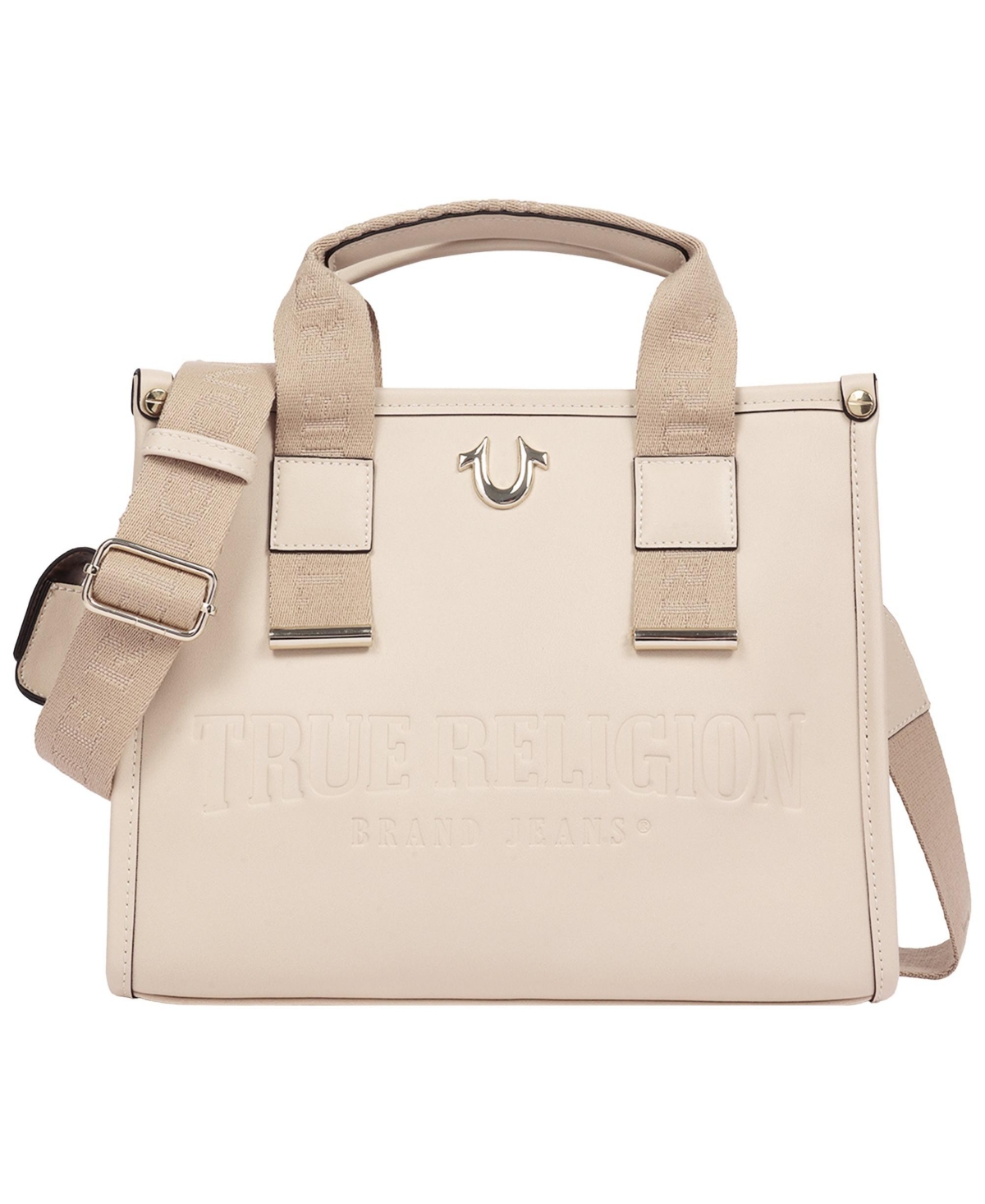 Click here for True Religion Multi-Strap Denim Shoulder Bag - Cre... prices