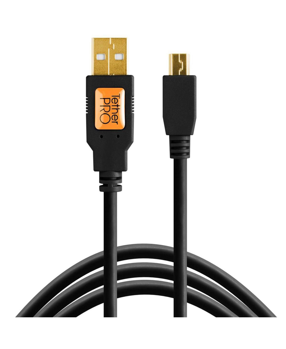 Tether Tools CU5450 Tetherpro USB 2.0 Cable  15ft  Gold