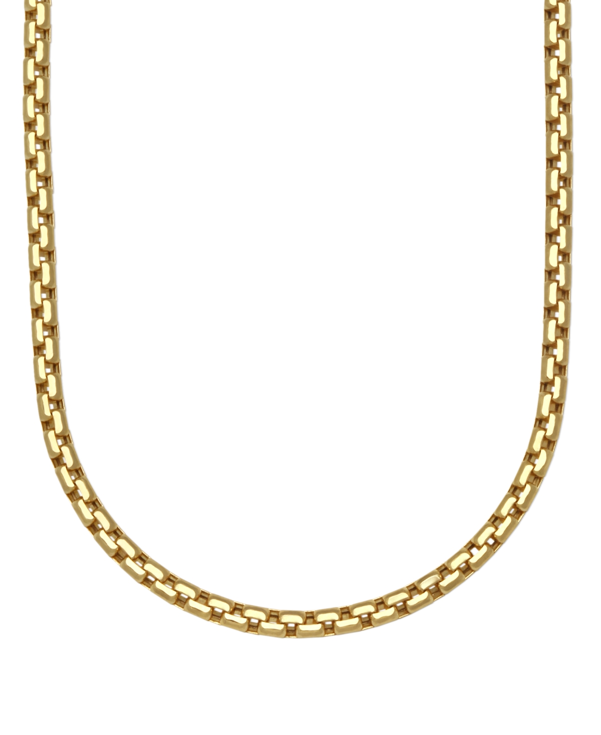 Click here for Macys Diamond-Cut Box Chain 22 Necklace in 10k Yel... prices