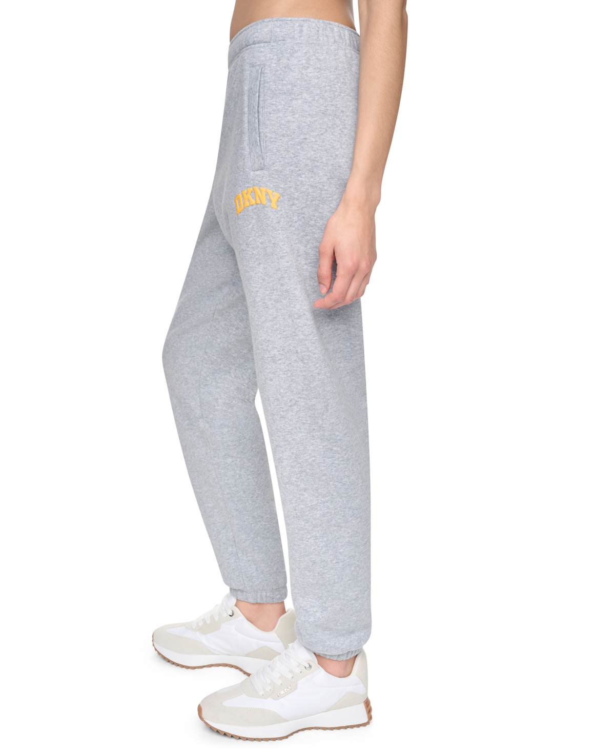Click here for Dkny Sport Womens Mini Puff Varsity Logo Mid-Rise... prices
