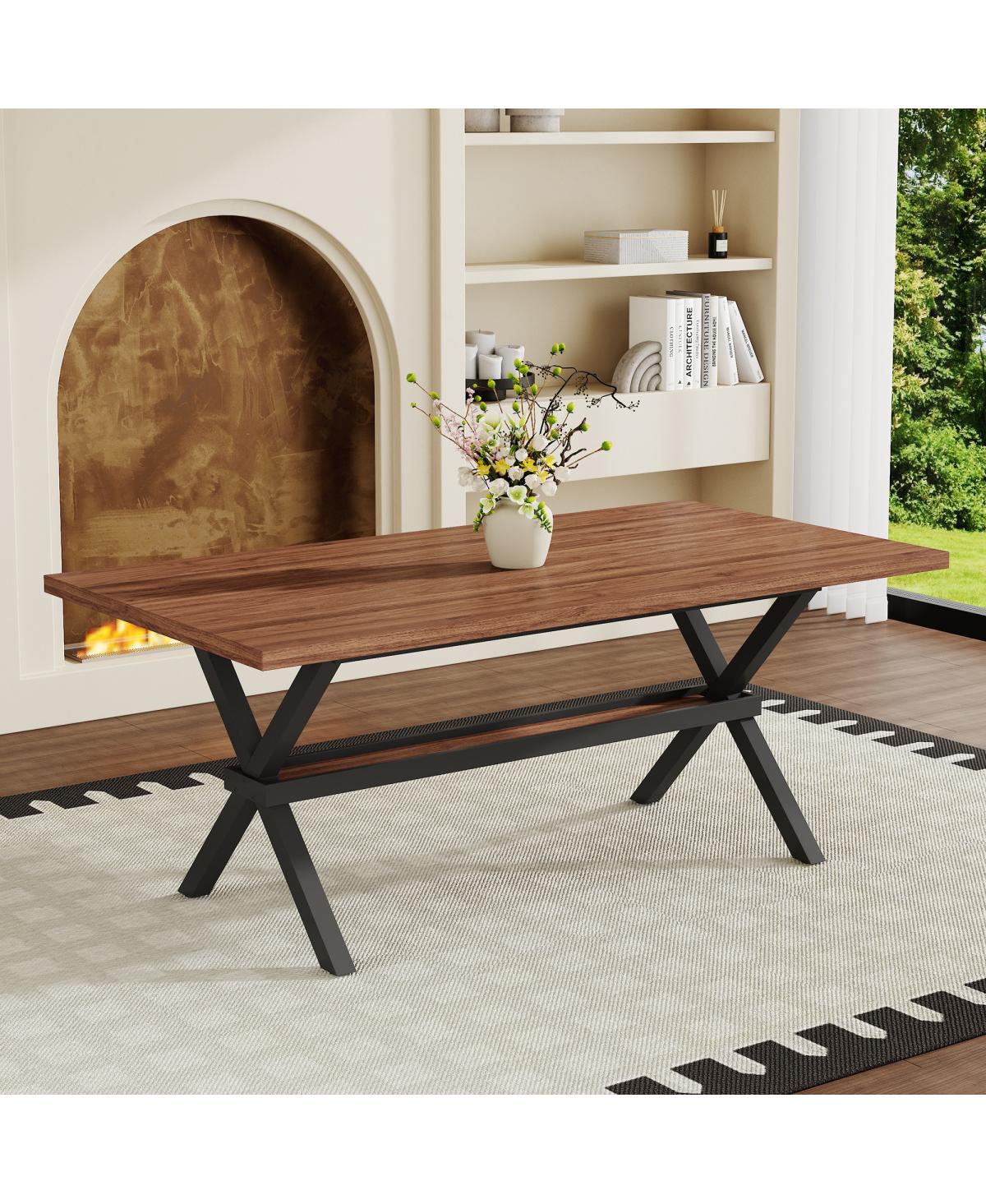 Click here for Streamdale Furniture 71 Walnut Mdf Splicing Dining... prices