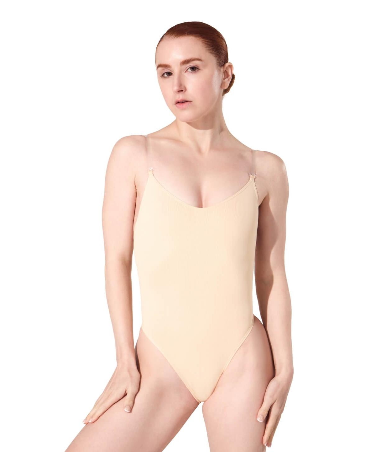 Click here for Capezio Womens Camisole Leotard w/ Clear Transitio... prices