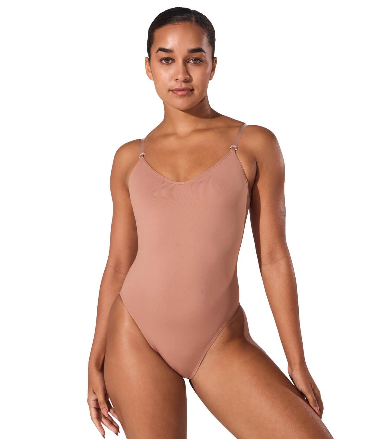 Click here for Capezio Womens Camisole Leotard w/ Clear Transitio... prices