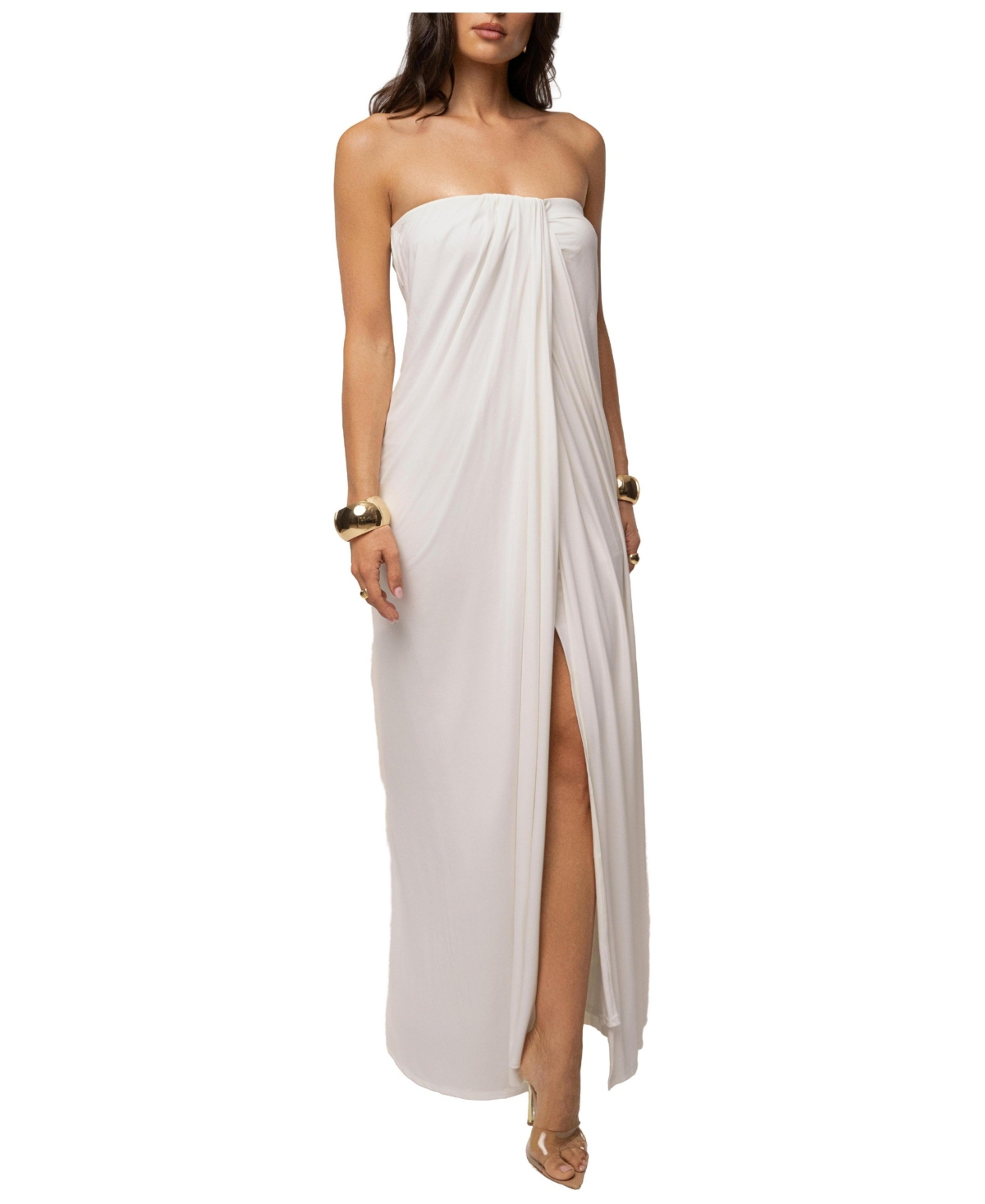 Click here for Jluxlabel Womens Heatwave Strapless Maxi Dress - I... prices