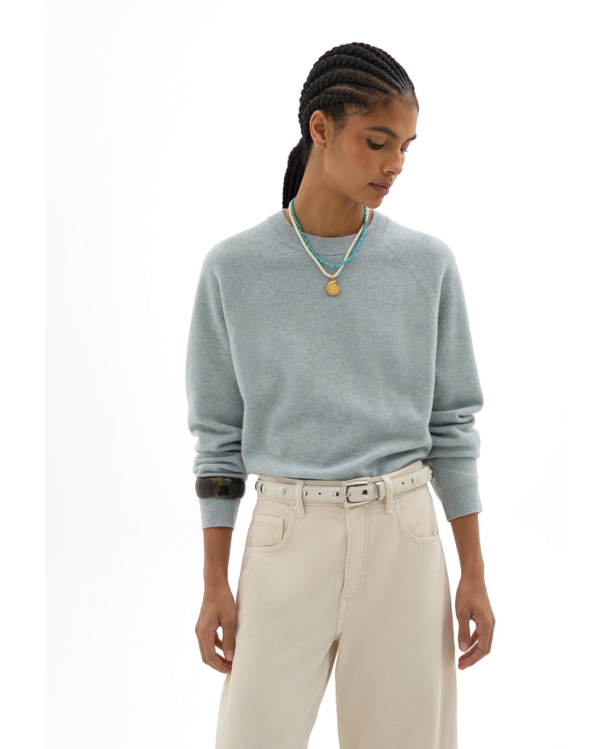 Click here for Hush Womens Anastasia Brushed Merino Jumper - Pepp... prices