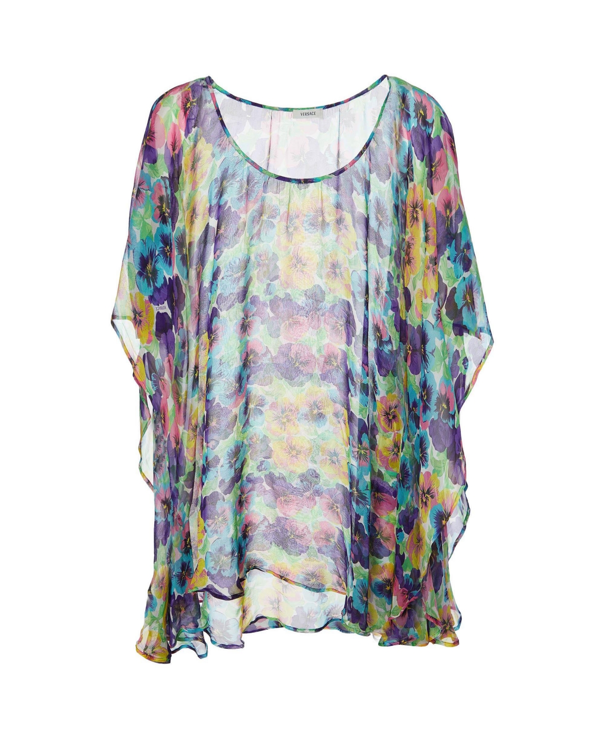 Click here for Pre-Owned Versace Womens Floral Print Silk Kaftan... prices