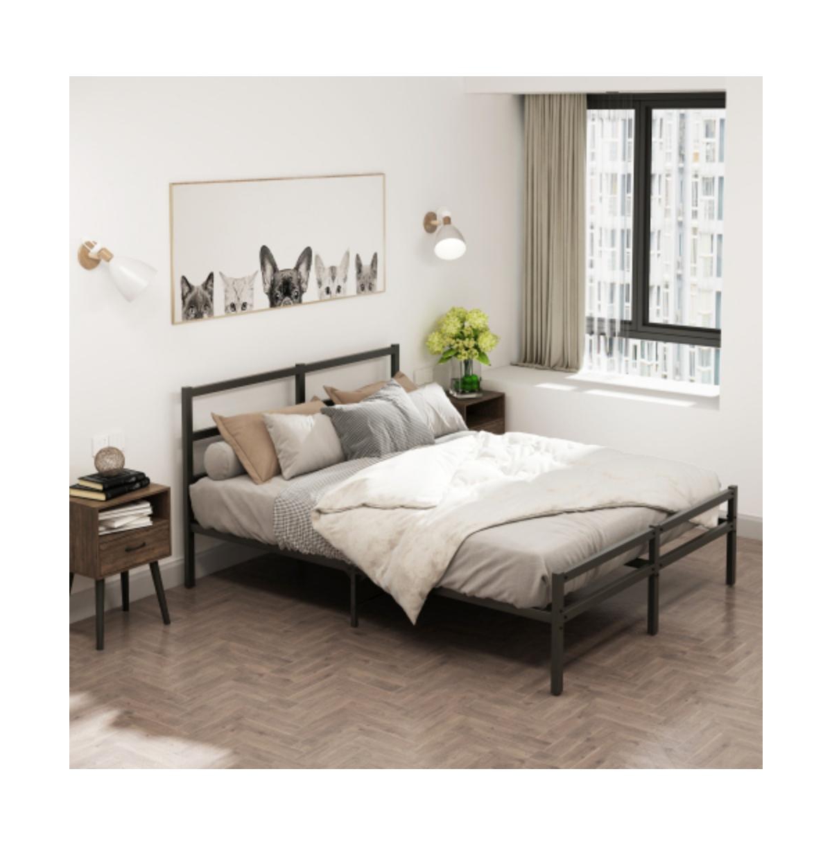 Click here for Lucky One Full Size Foldable Platform Bed Frame wi... prices