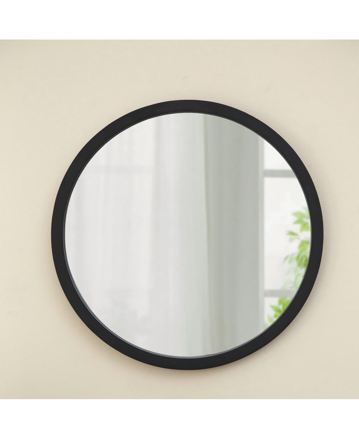 Click here for Laoties 20 Round Solid Mango Wood Wall Mirror  Mid... prices
