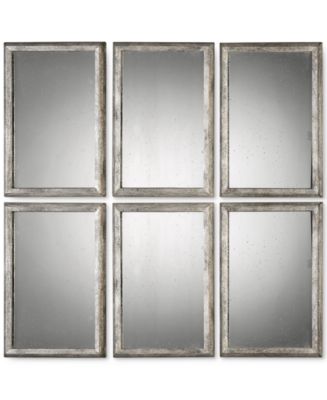 Uttermost Alcona 3-Pc. Antiqued Silver Mirror Set - Macy's