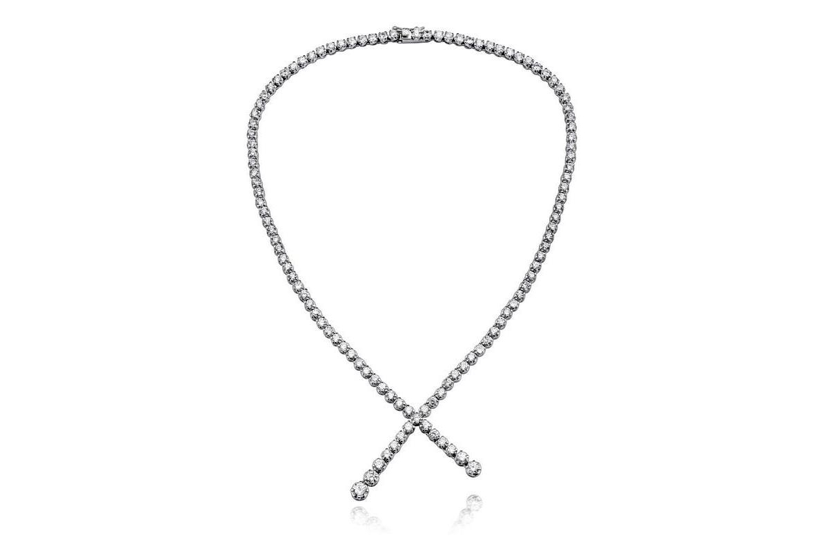 Click here for Genevive Brilliant White Gold Plated Sterling Silv... prices