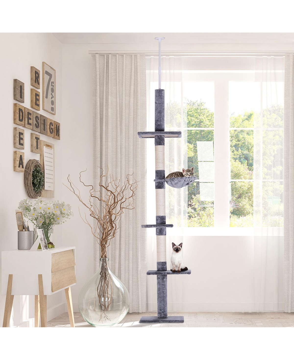 Click here for Ruie 102 Inch Floor to Ceiling Cat Tree 5 Level To... prices