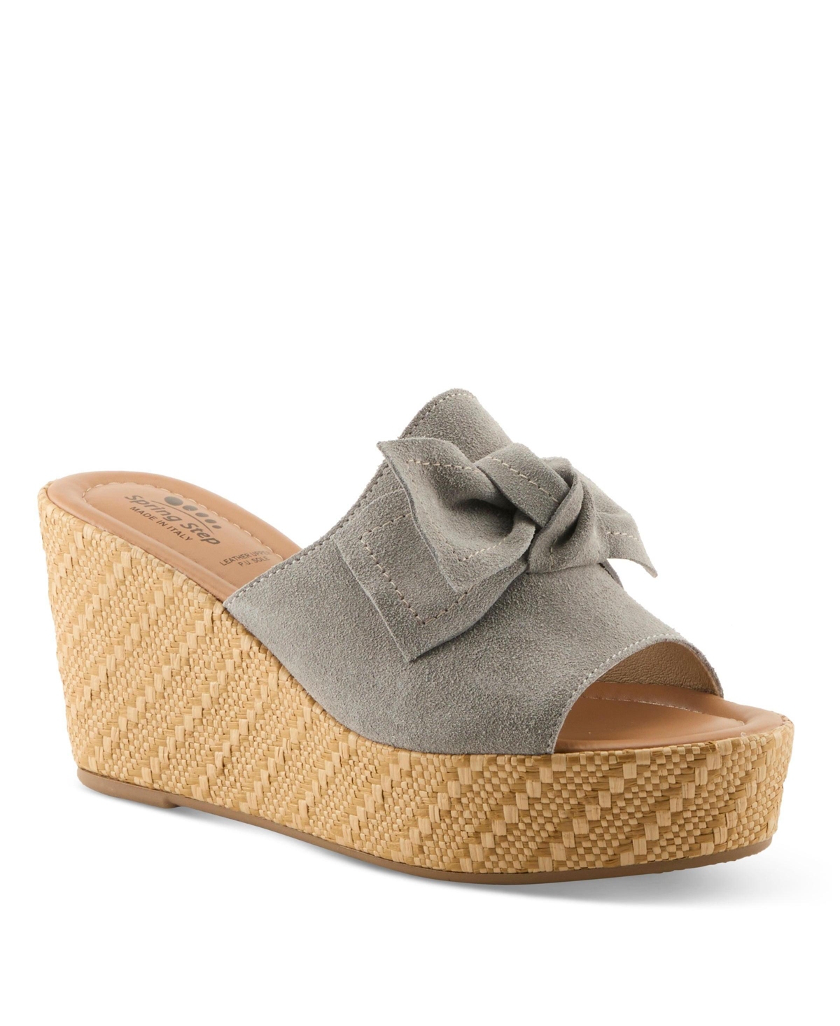 Click here for Spring Step Ellyn-Woven Womens Wedge with Suede Up... prices