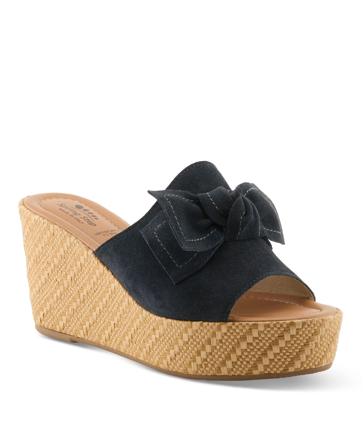 Click here for Spring Step Ellyn-Woven Womens Wedge with Suede Up... prices