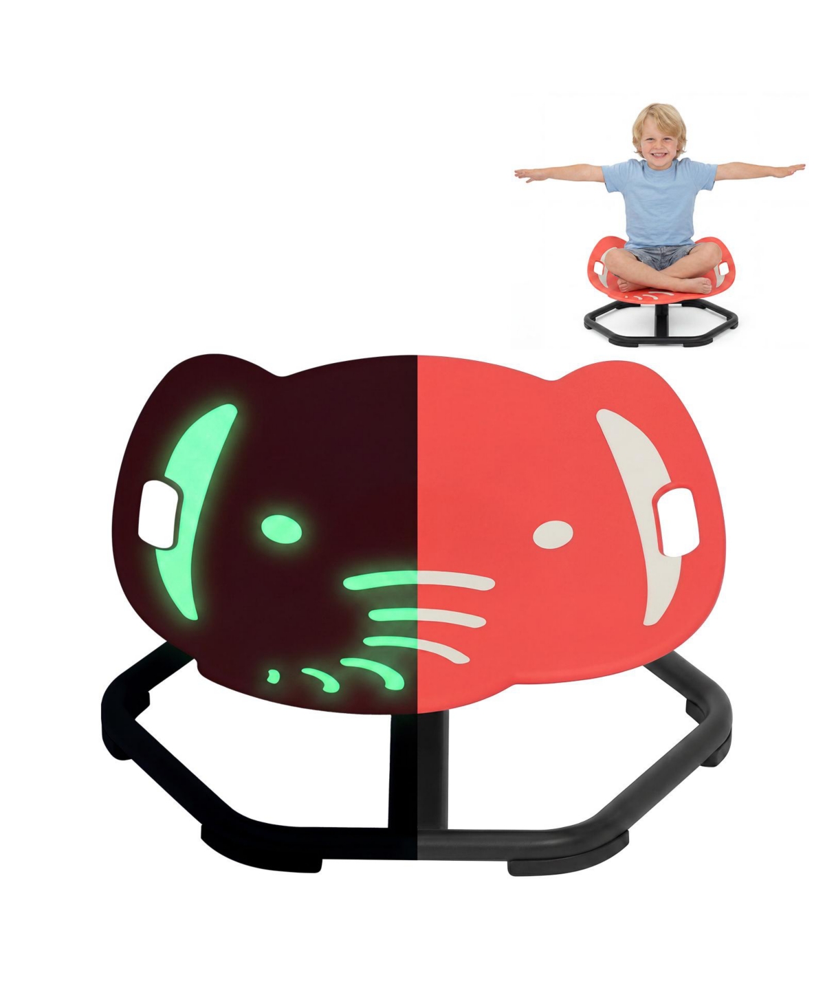 Click here for homfan Fluorescent Elephant Sensory Spinning Chair... prices