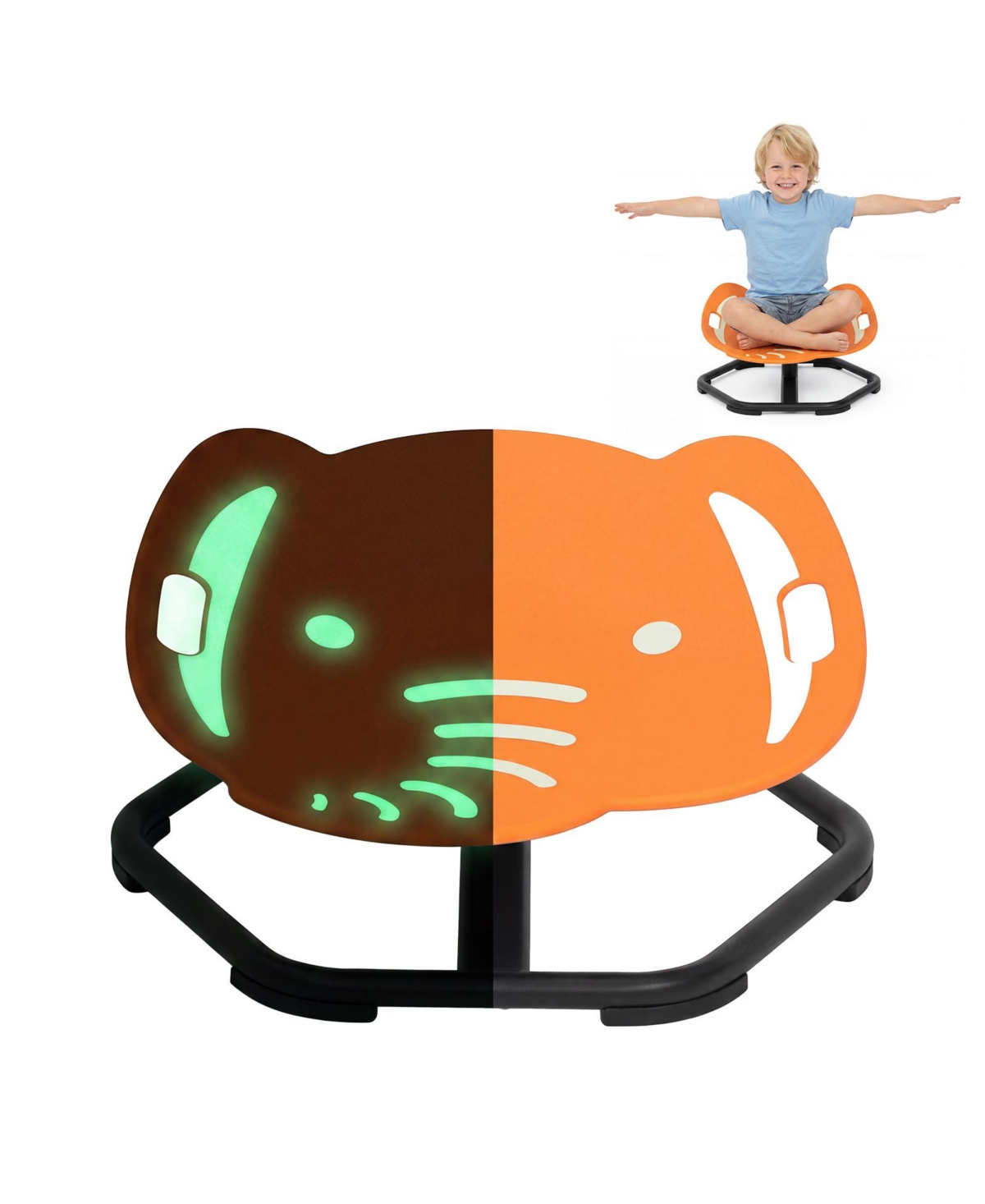 Click here for homfan Fluorescent Elephant Sensory Spinning Chair... prices