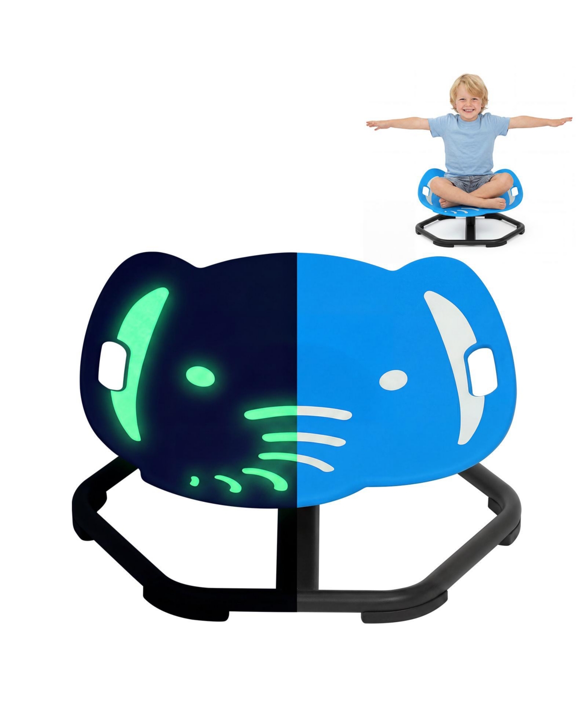 Click here for homfan Fluorescent Elephant Sensory Spinning Chair... prices