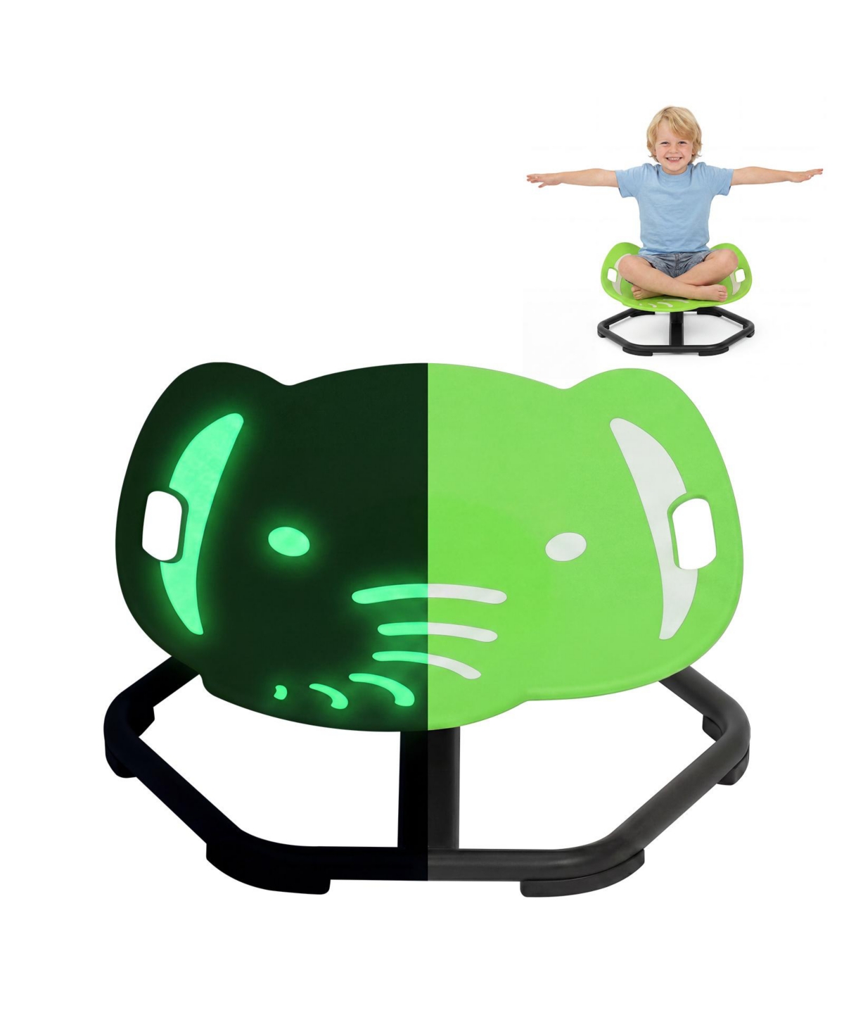 Click here for homfan Fluorescent Elephant Sensory Spinning Chair... prices