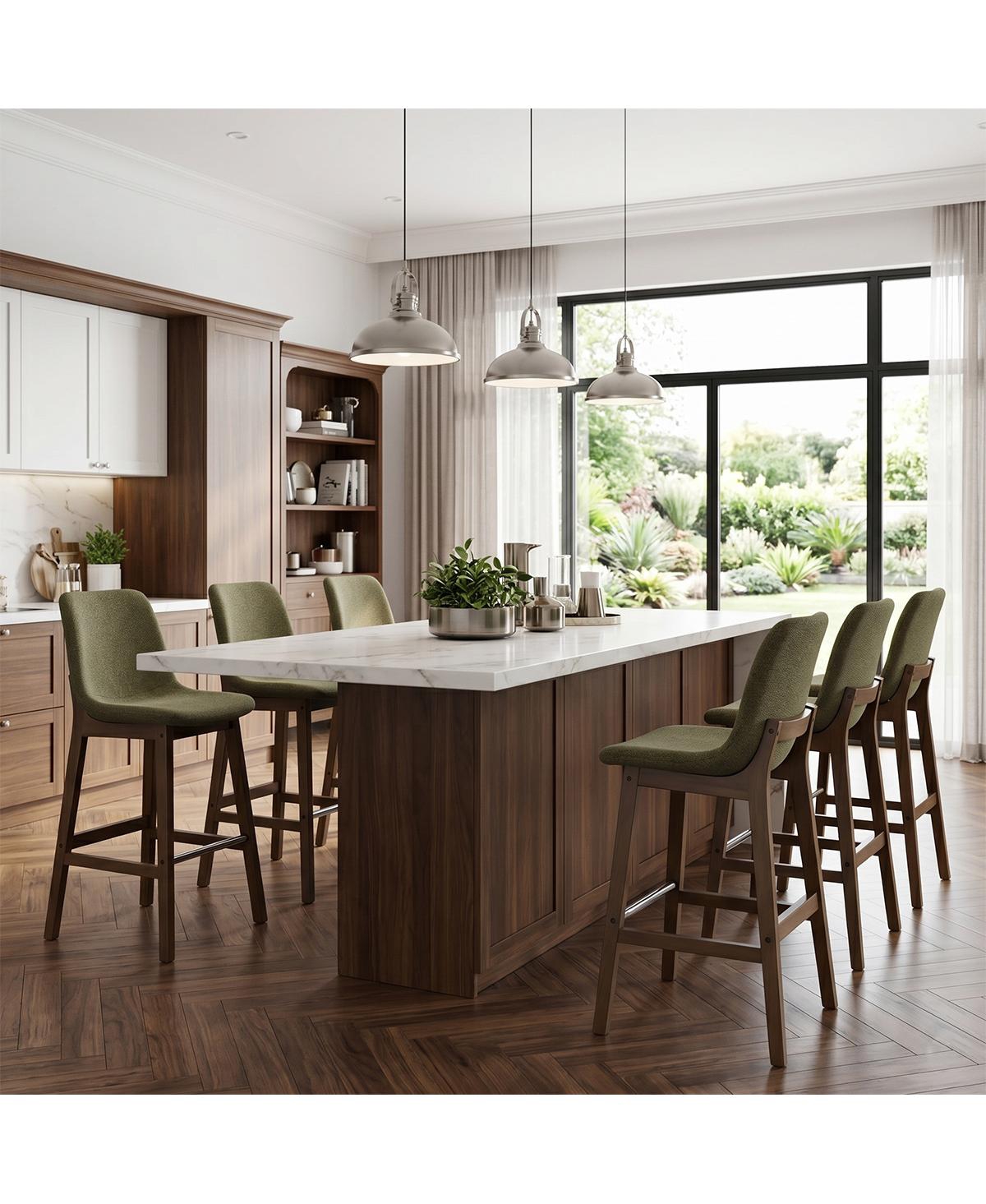 Click here for Maison Boucle Set of 6 Counter Height Bar Stools... prices