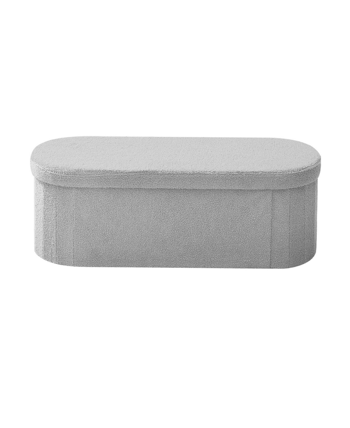 Click here for Gouun Oval Foldable Storage Ottoman Bench with Ted... prices