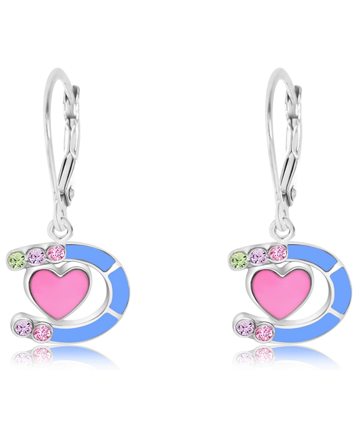 Click here for Chanteur Kids Heart Horseshoe Hypoallergenic Earri... prices