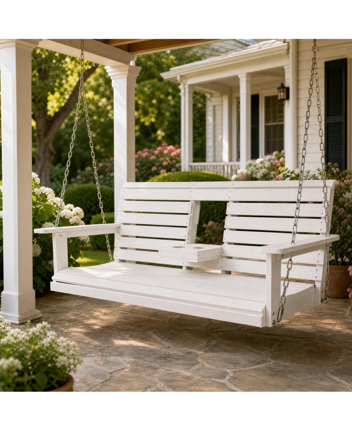 Click here for Innovaze 5 Ft Poly Lumber 3-Seat Porch Swing  Hips... prices