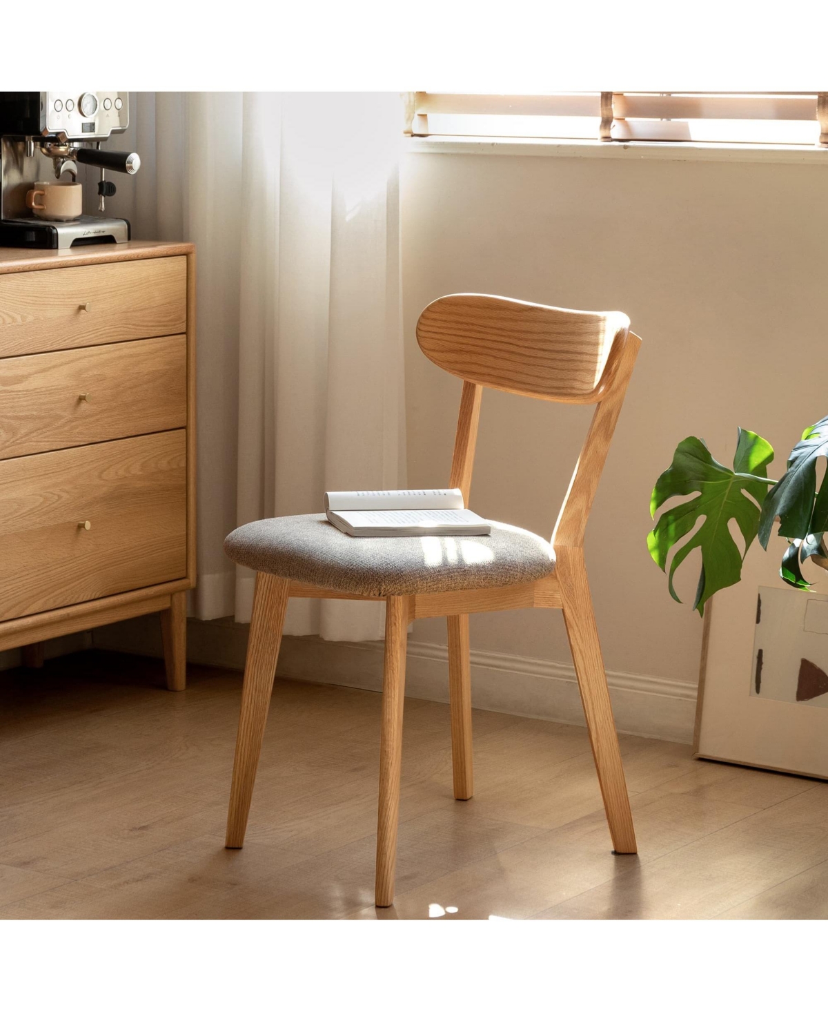 Click here for Maison Boucle Mid-Century Dining Chair  Solid Oak... prices