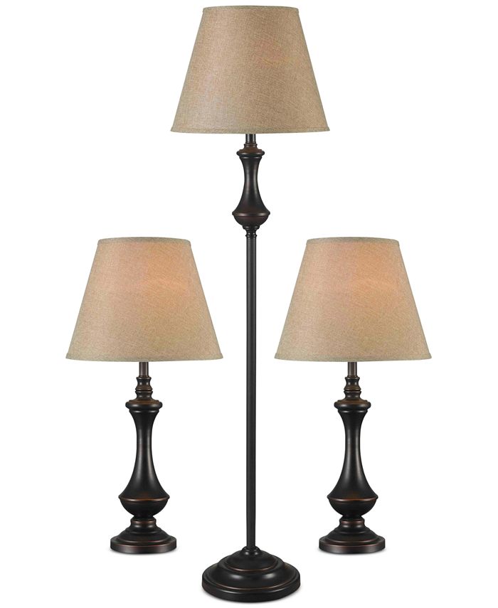 Kenroy Home Genie Lamp 3-Pc. Set: 1 Floor Lamp & 2 Table Lamps - Macy's