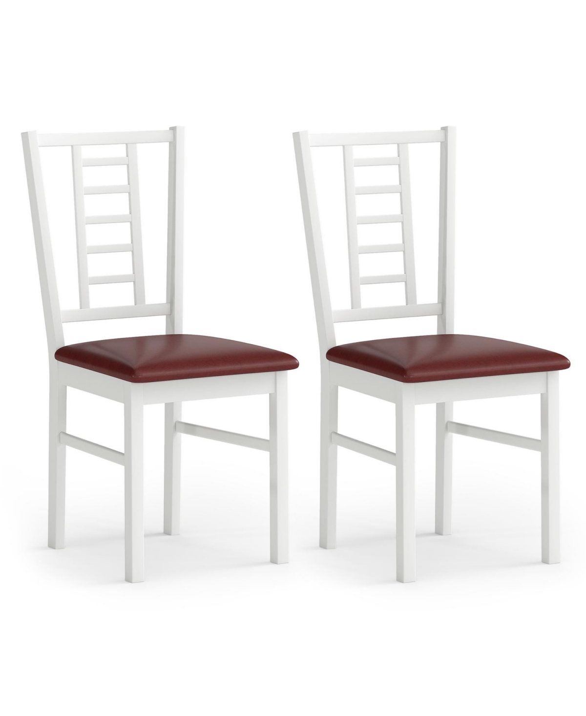 Click here for Gymax Wood Dining Chairs Set of 2 With Rubber Wood... prices