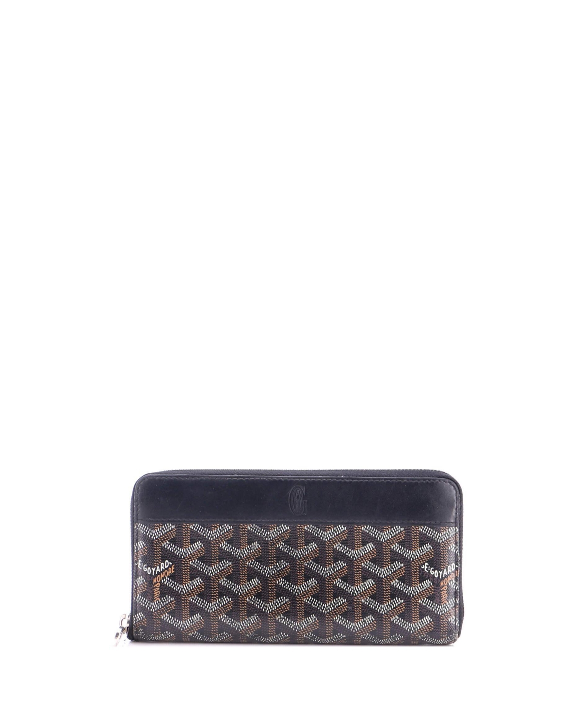 Click here for Pre-Owned Goyard Matignon Zip Wallet Coated Canvas... prices