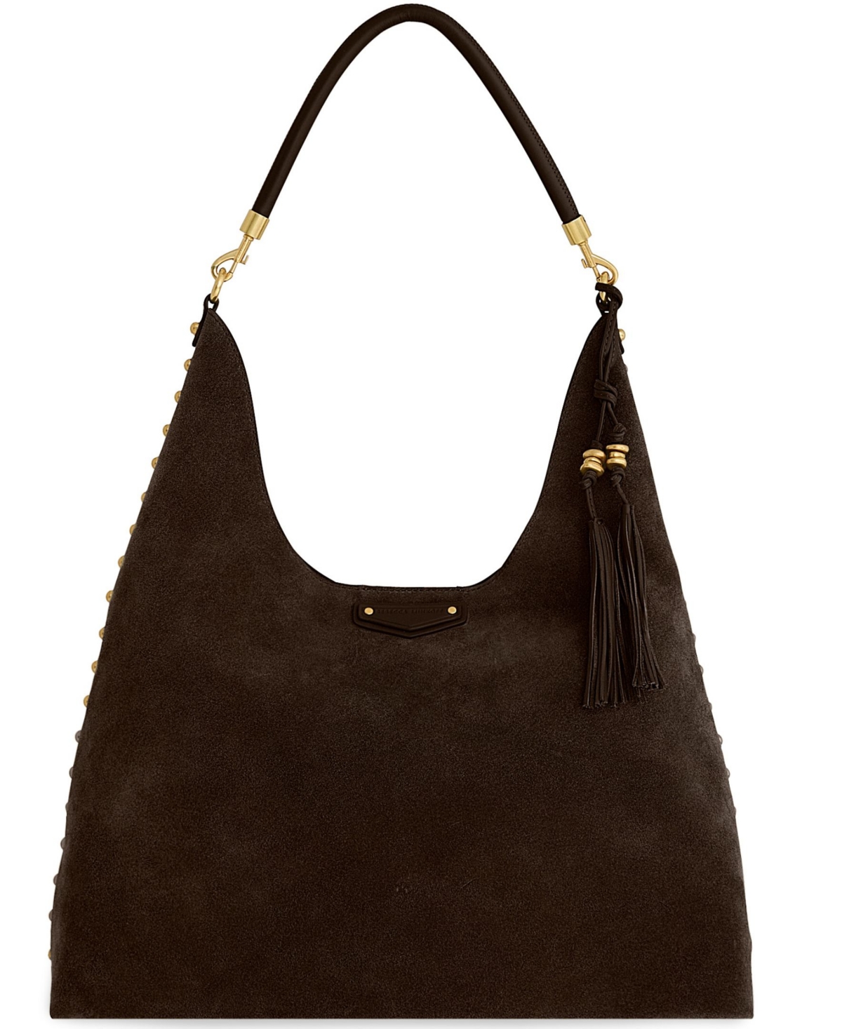 Click here for Rebecca Minkoff Nolita Leather Large Studded Hobo... prices