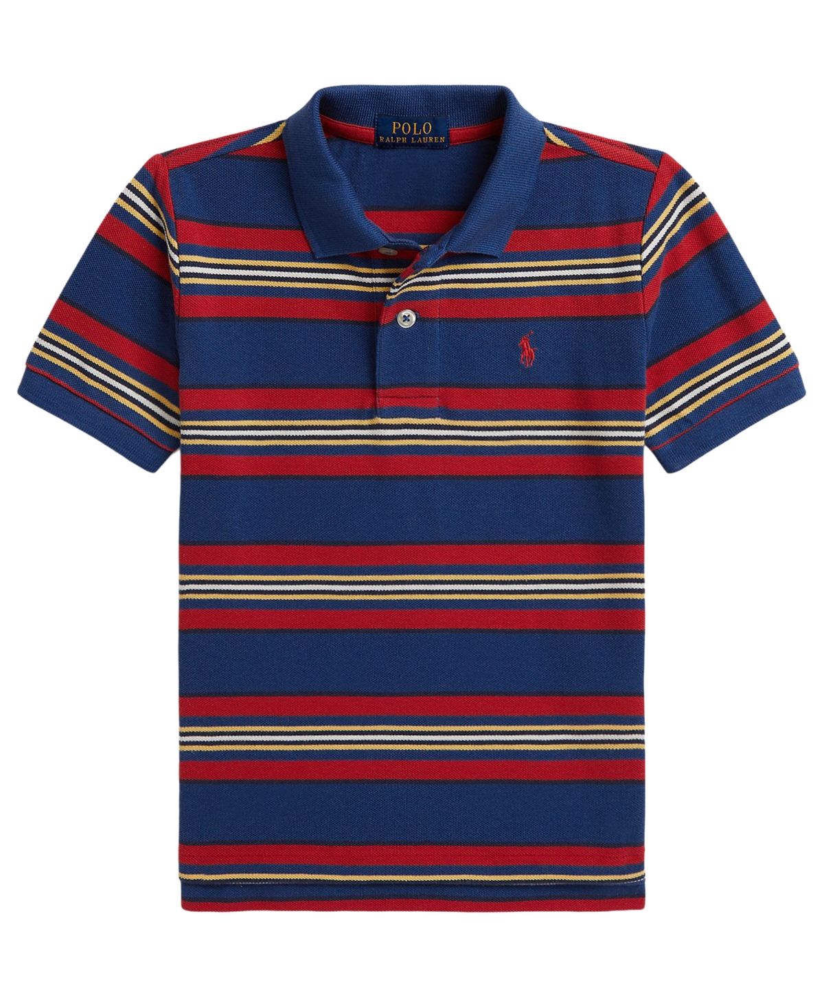 Click here for Polo Ralph Lauren Boys 2T-7 Striped Mesh Polo Shir... prices