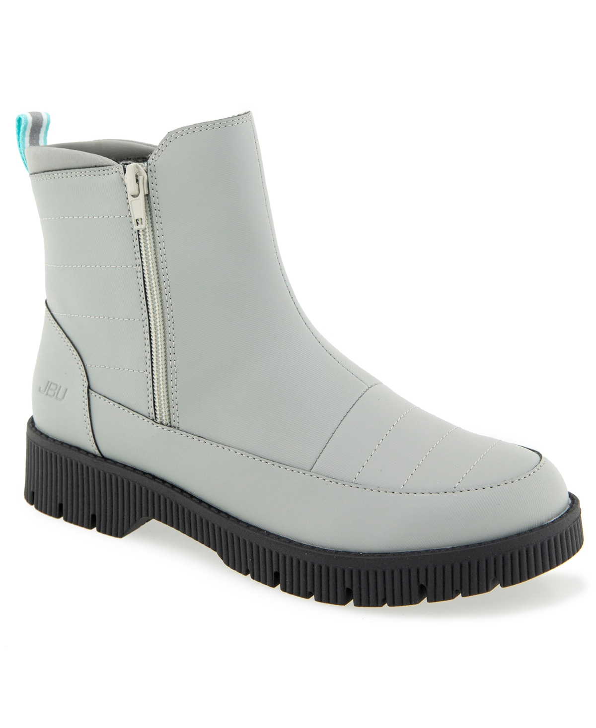 Click here for Jbu Womens Serene Casual Zipper Boots - Light Gray prices