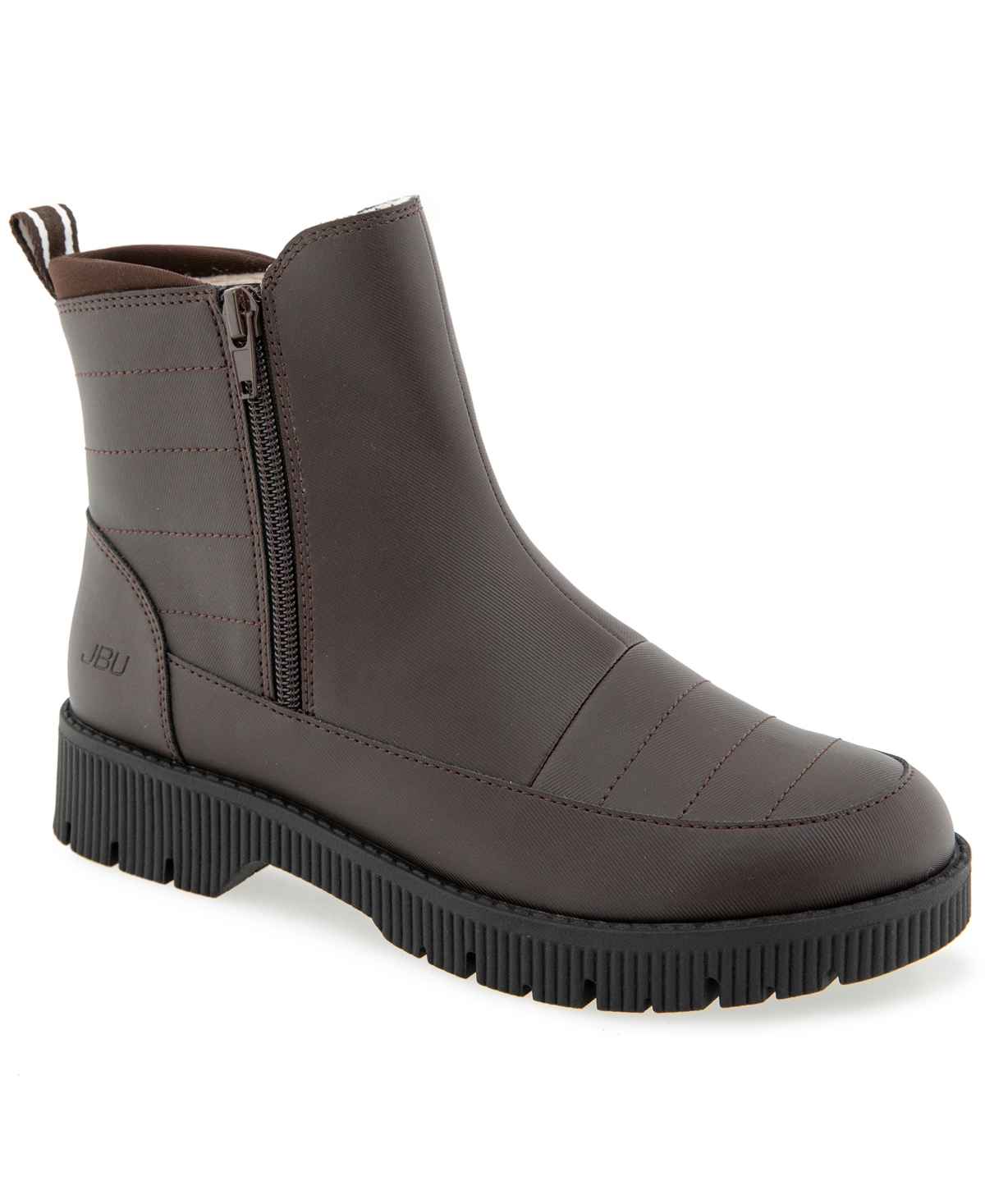 Click here for Jbu Womens Serene Casual Zipper Boots - Chocolate... prices