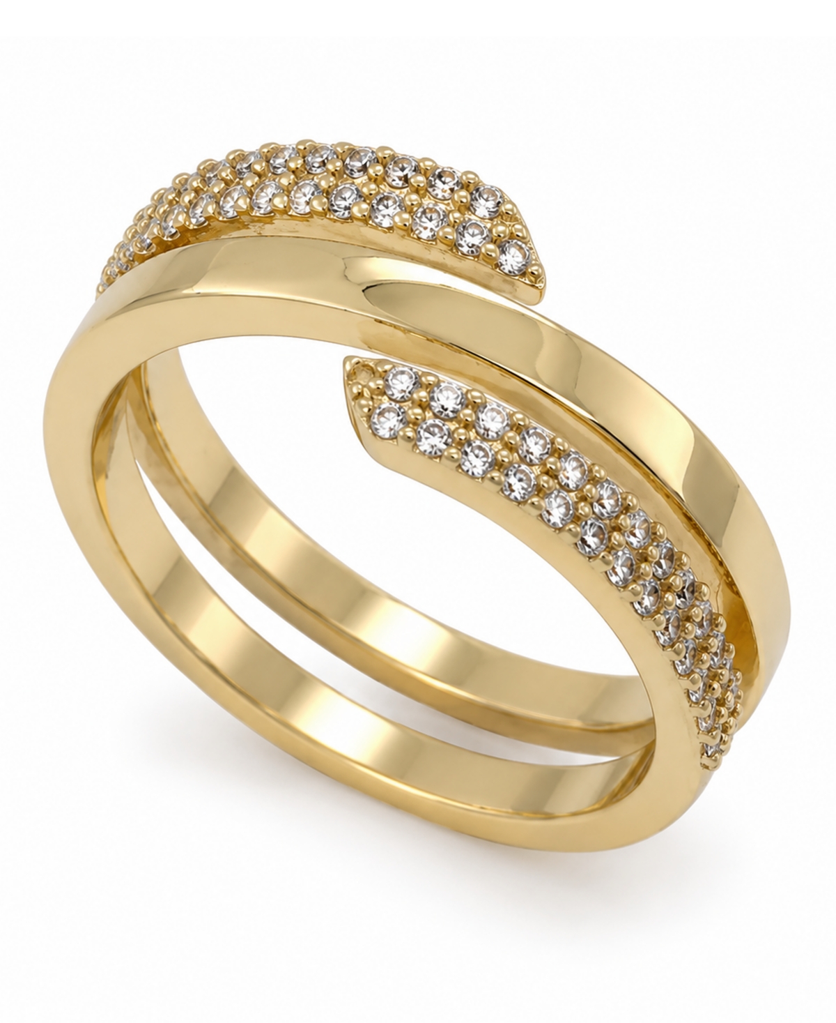 Click here for And Now This Cubic Zirconia 18k Gold Plated Brass... prices