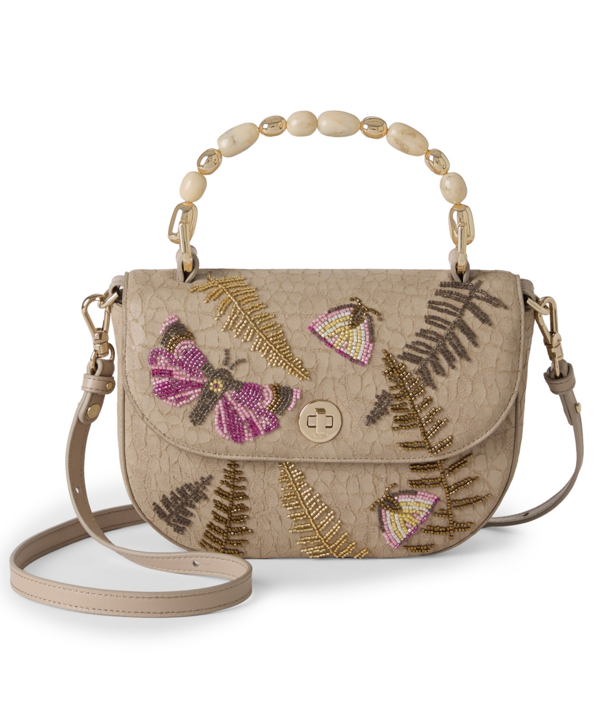 Click here for Brahmin Portia Woodland Small Leather Crossbody Ha... prices