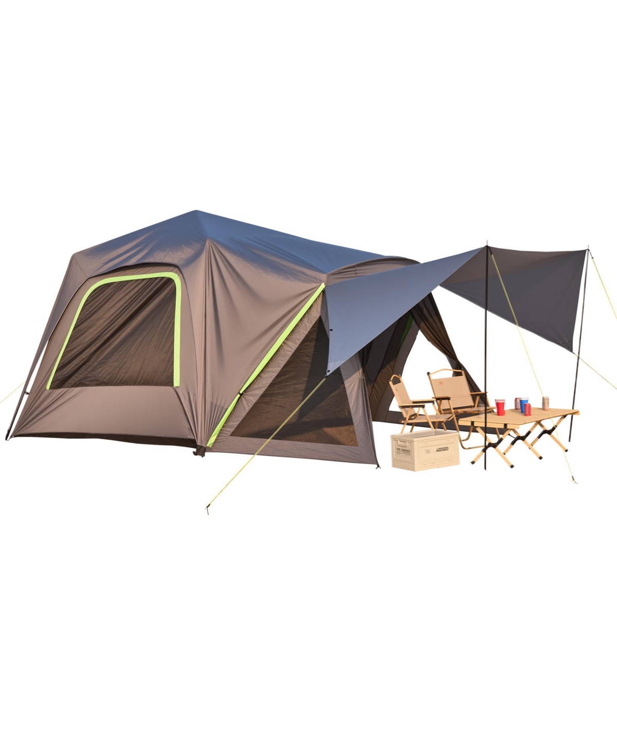 Click here for Sevorley Suv Camping Tent for 5-8 Person  10x10 ft... prices