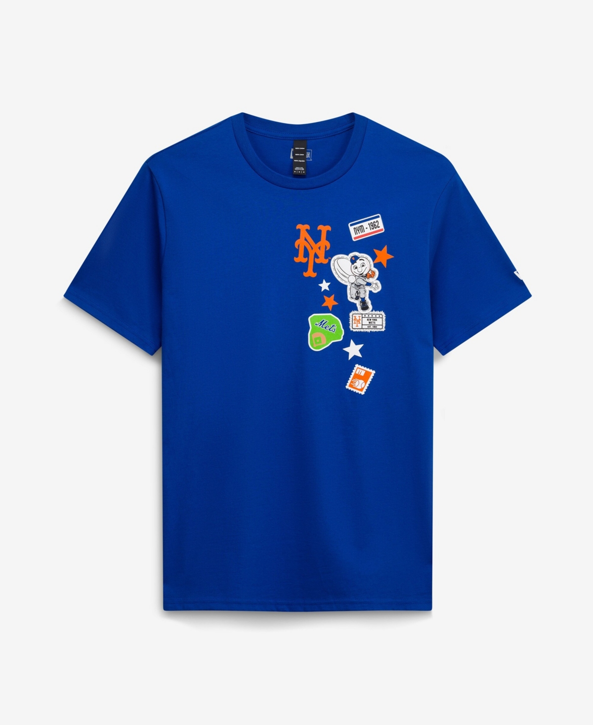 Click here for New Era Mens Royal New York Mets City Patch T-Shir... prices