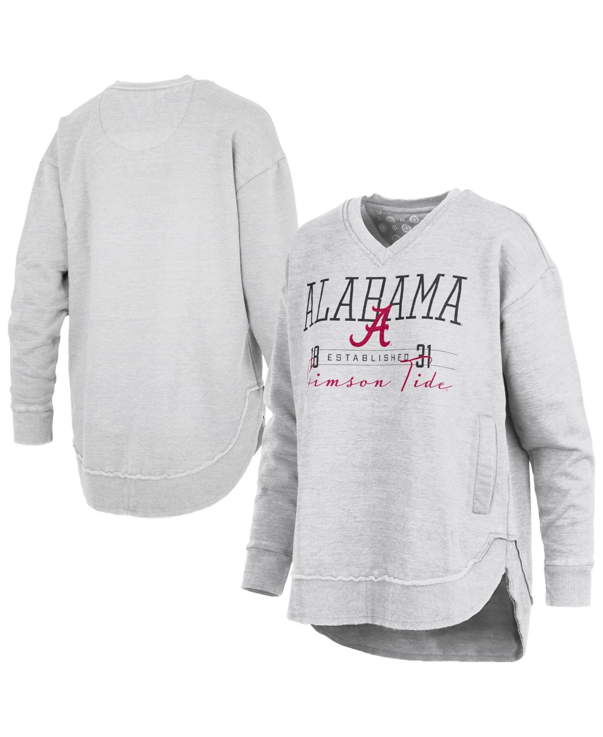 Click here for Pressbox Womens Heather Gray Alabama Crimson Tide... prices