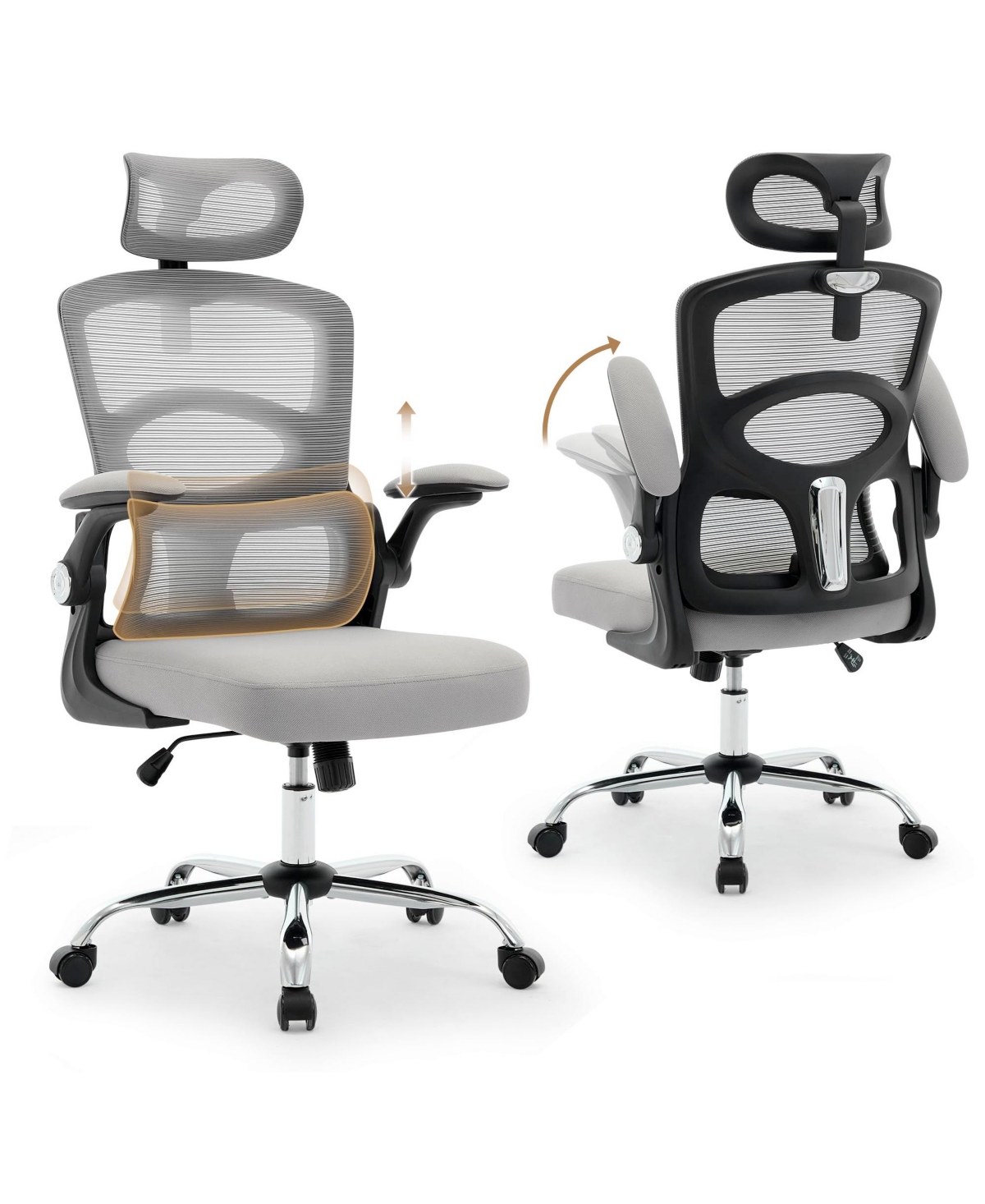 Click here for homfan Ergonomic Mesh Office Chair with adjustable... prices