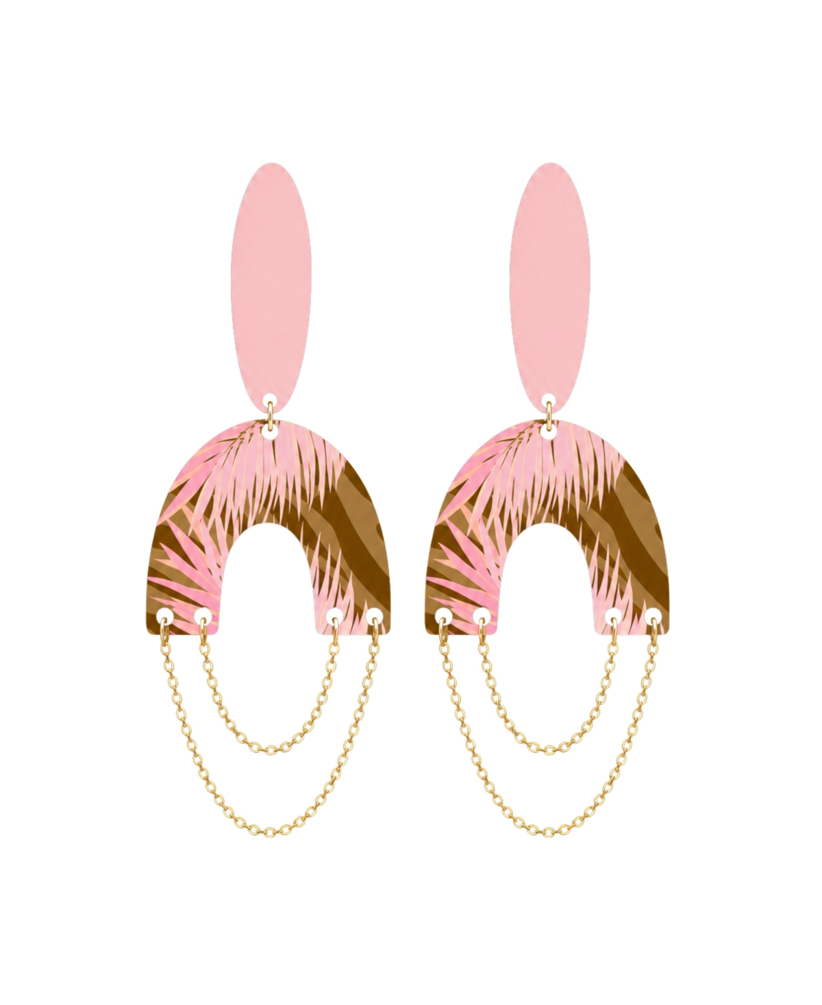 Click here for Swanky Designs Destinee Statement Earrings - Fuchs... prices