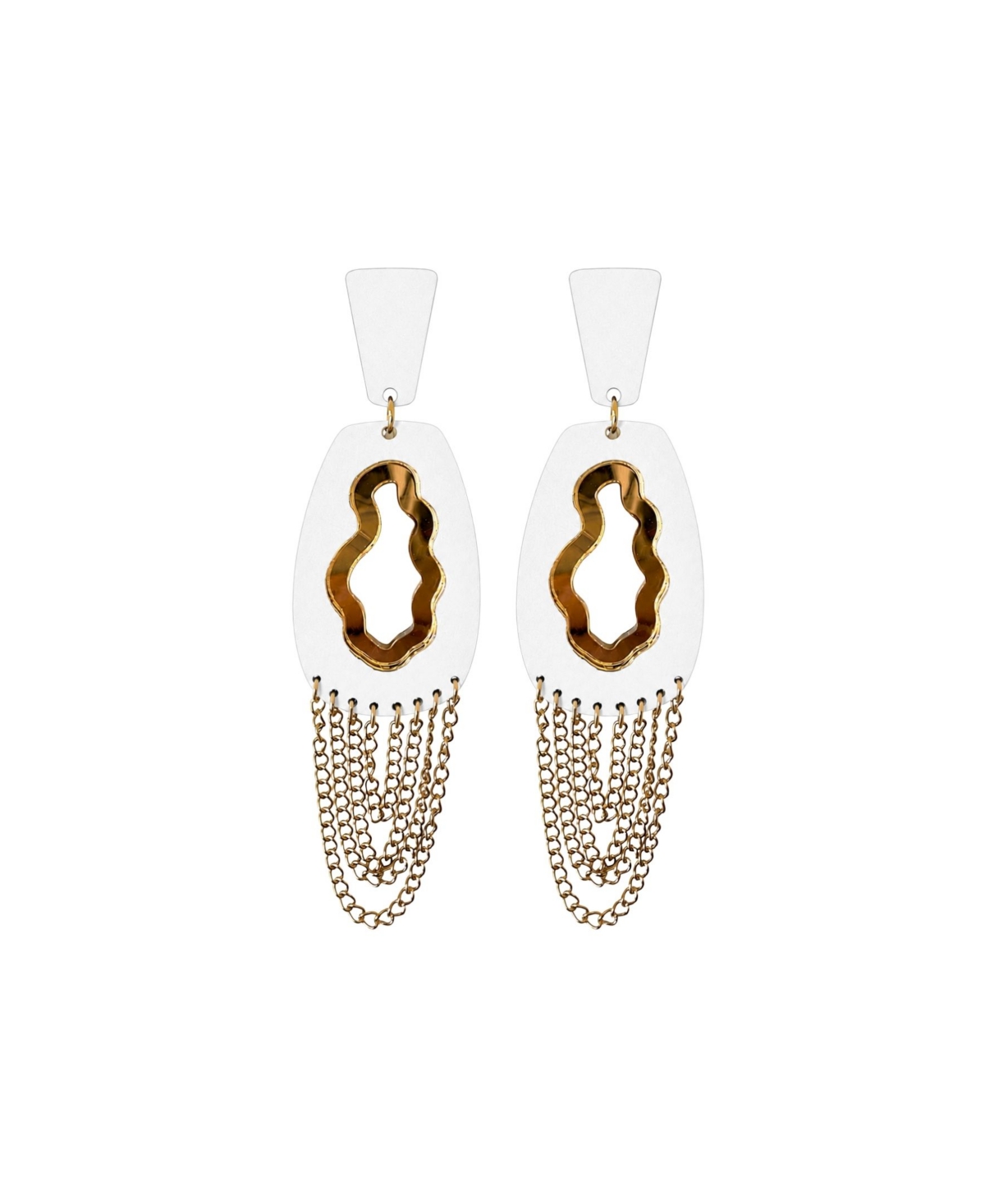 Click here for Swanky Designs Nivea Chain Dangle Chain Statement... prices